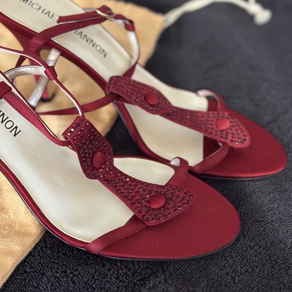 Michael Shannon | Shoes | Michael Shannon Size 7 Red With Burgundy ...